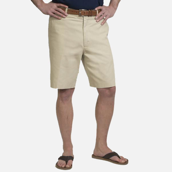 Nantucket Reds Collection® Men's Plain Front Bermuda Shorts - Khaki ...