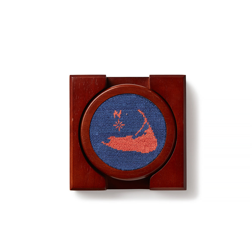 Smathers & Branson Nantucket Island Needlepoint Coaster Set - Murray's ...